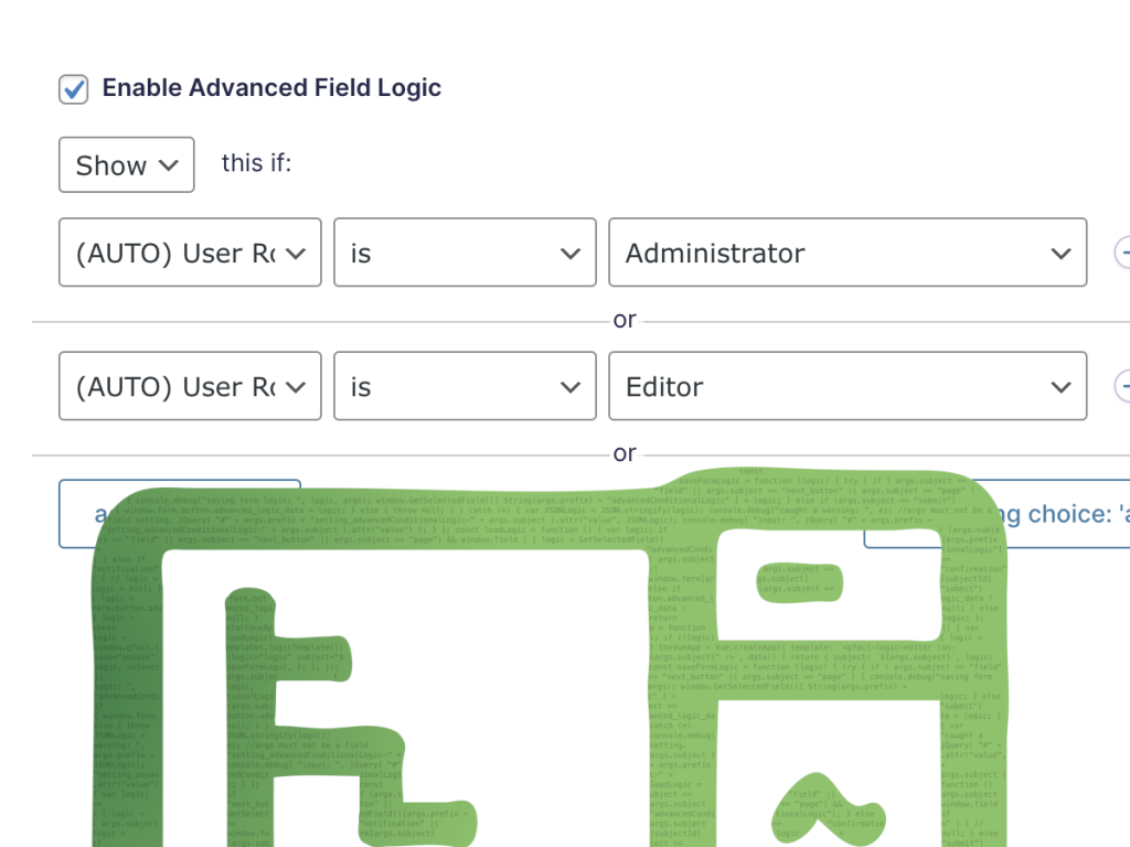 Gravity Forms - User Role Conditional Logic - MCG Software
